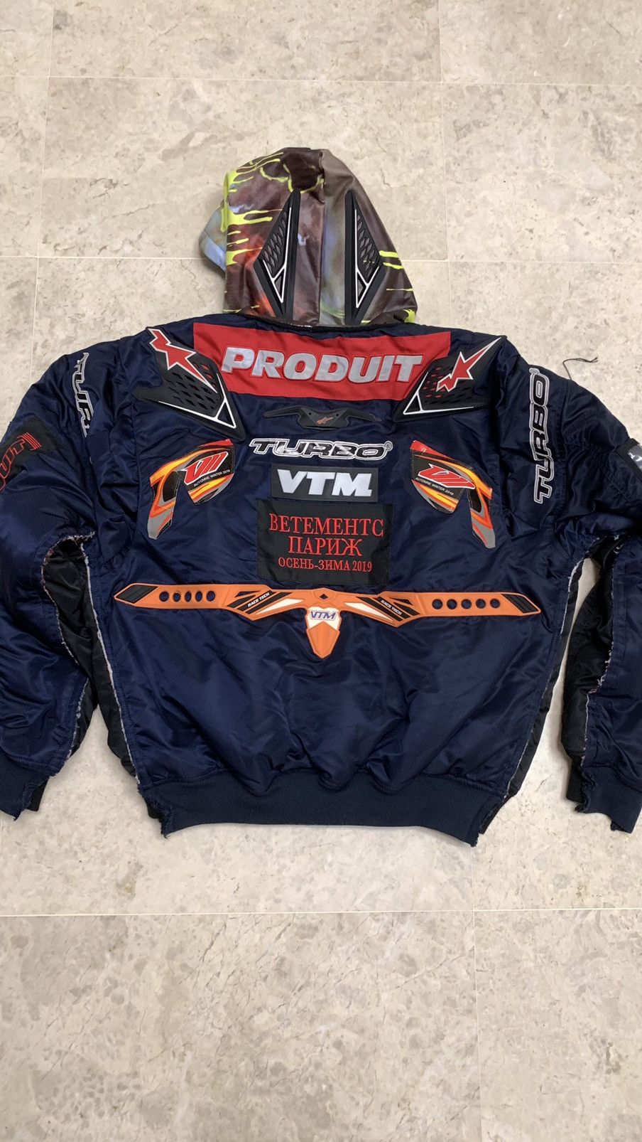 Alpha Industries × Vetements Vetements x Alpha Industries 2019 oversize ...