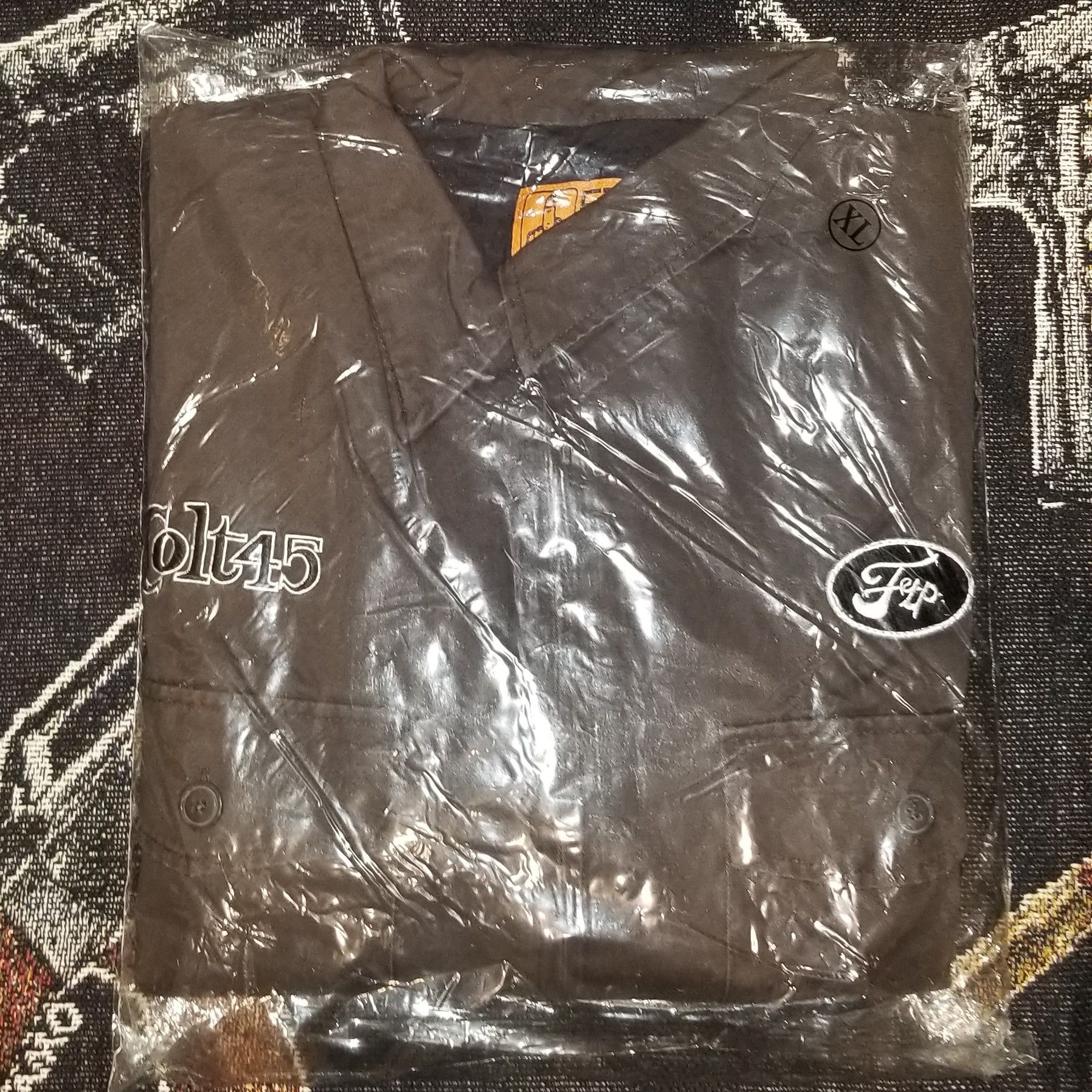 Fuck The Population Ftp x Colt 45 jacket brown | Grailed