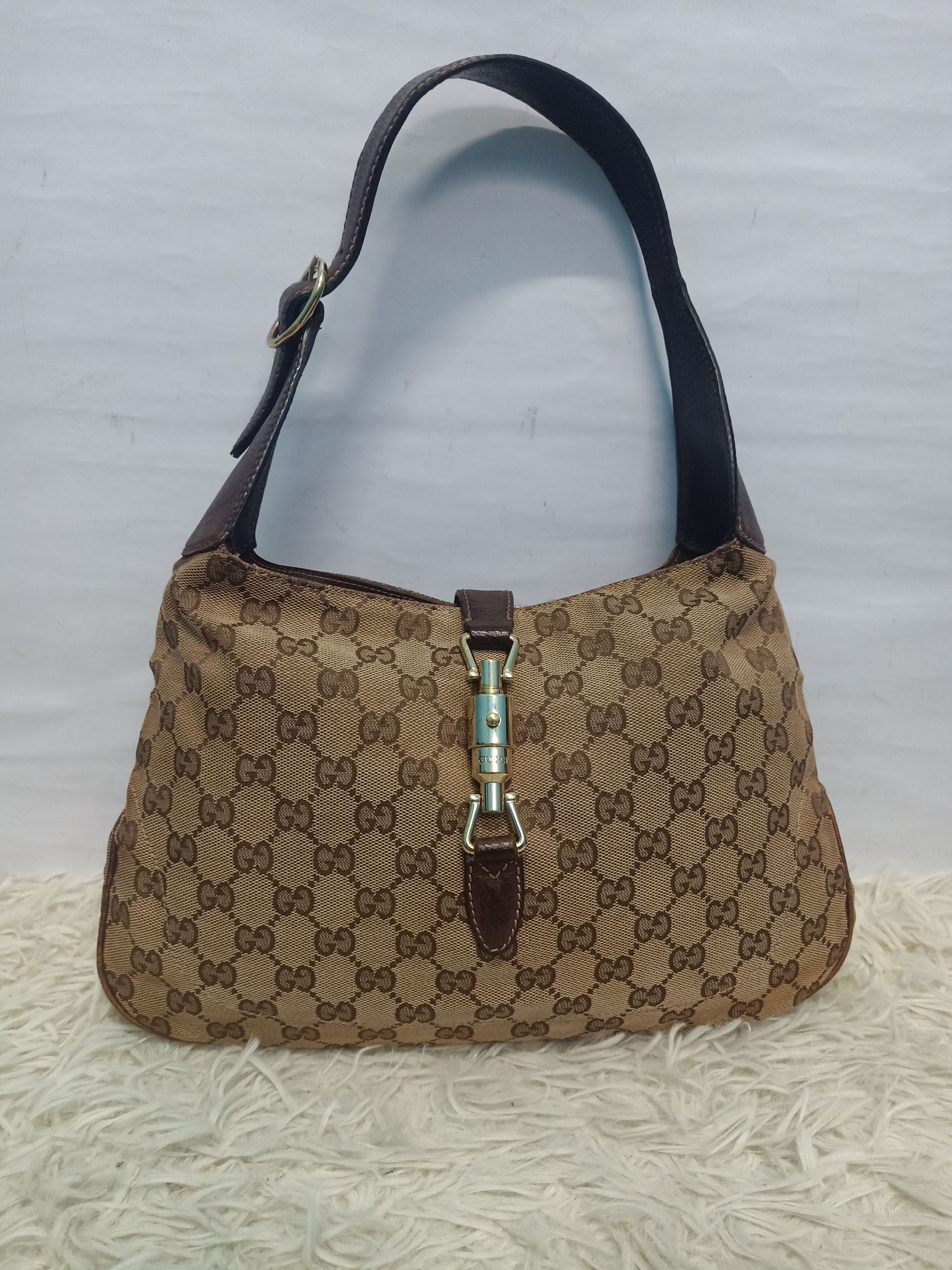Gucci Vintage Gucci Bag Jackie Monogram Gg Canvas | Grailed