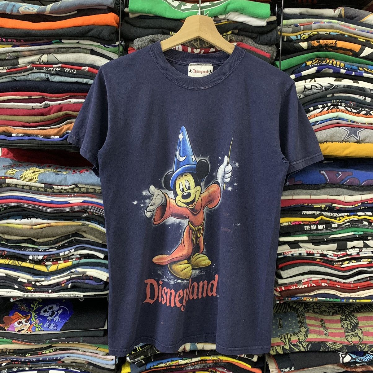 Disney × Mickey Mouse × Vintage VINTAGE MICKEY DISNEYLAND DISTRESS TEE ...