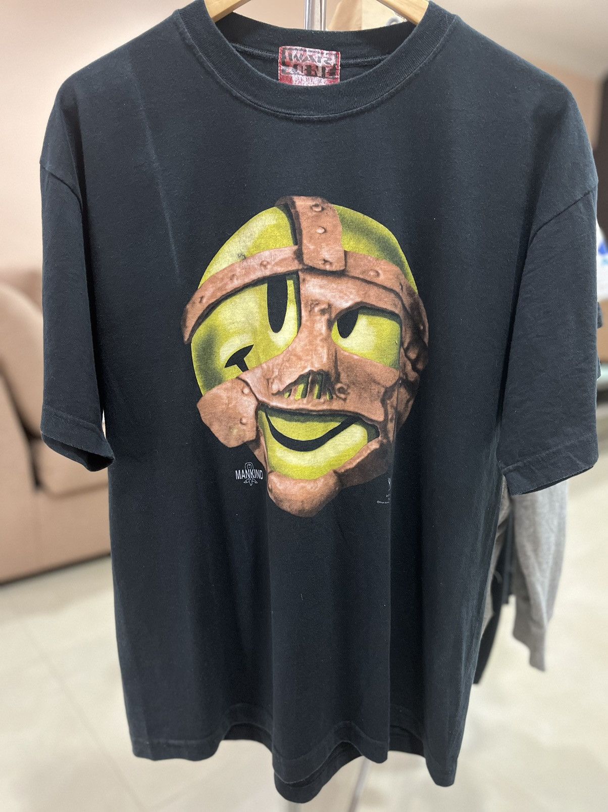 Vintage × Wwf Vintage WWF Iconic Smiley Face Mankind | Grailed