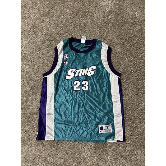 Champion Vintage CHAMPION Charlotte Sting WNBA Vickie Bullet Jersey ...