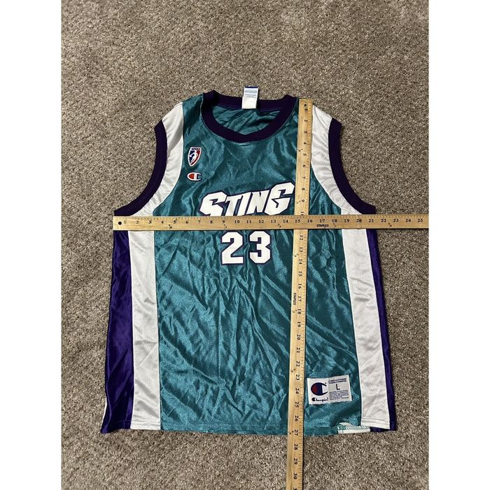 Champion Vintage CHAMPION Charlotte Sting WNBA Vickie Bullet Jersey ...