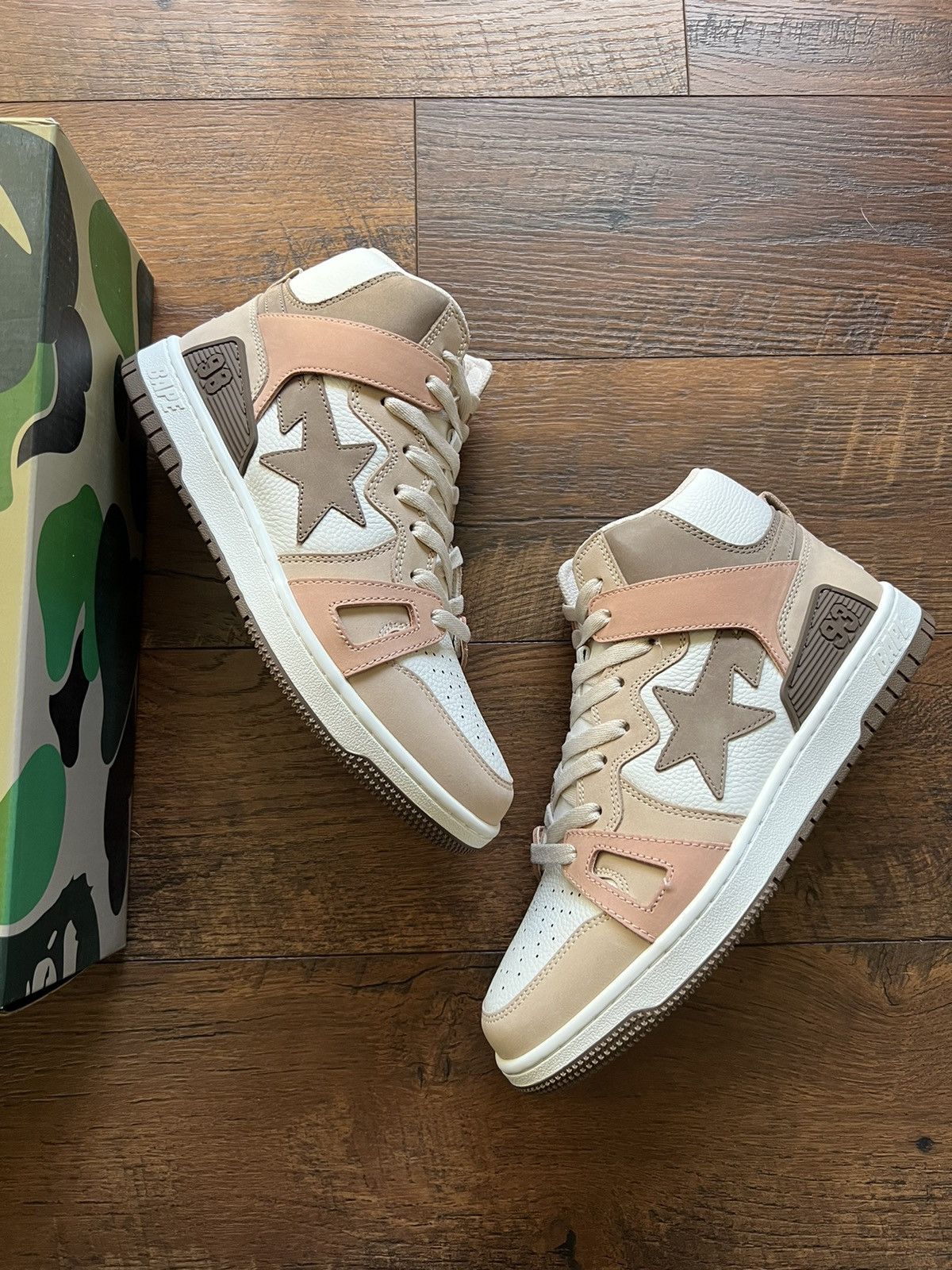 Bape Brand new bathing ape bapesta 93 hi sneakers | Grailed