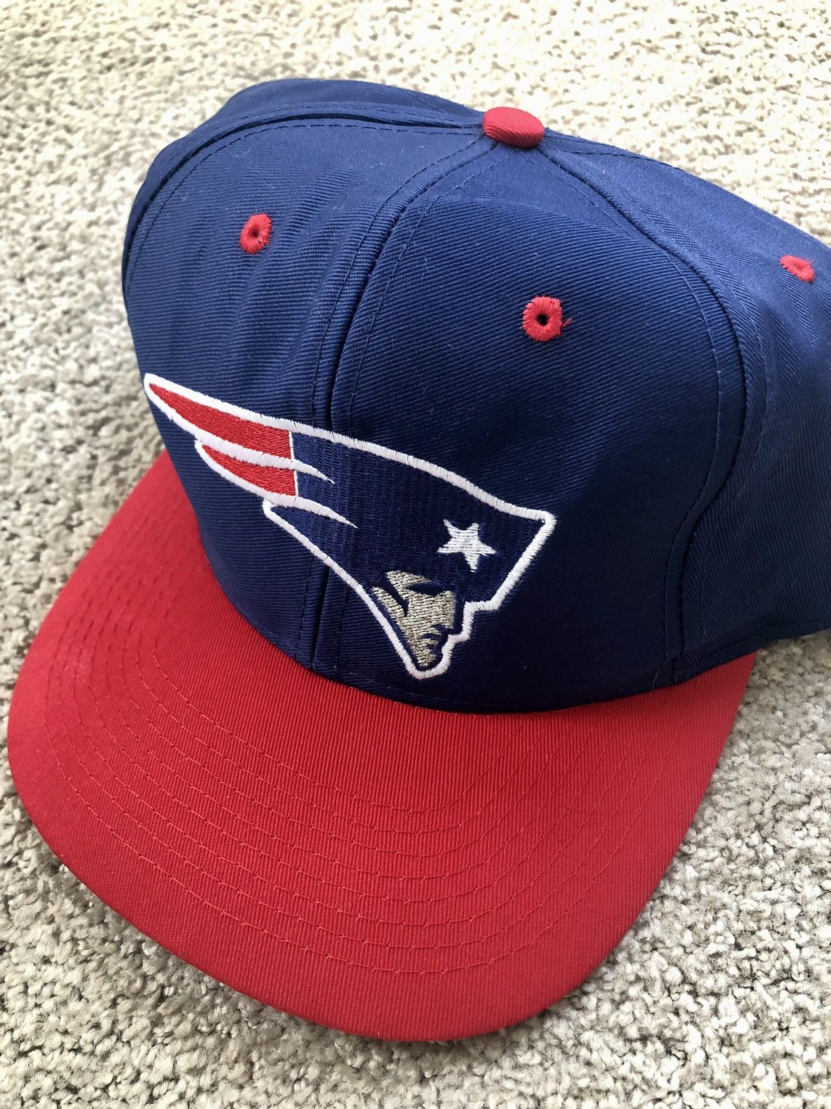 Vintage Vintage New England Patriots Logo 7 SnapBack Cap | Grailed