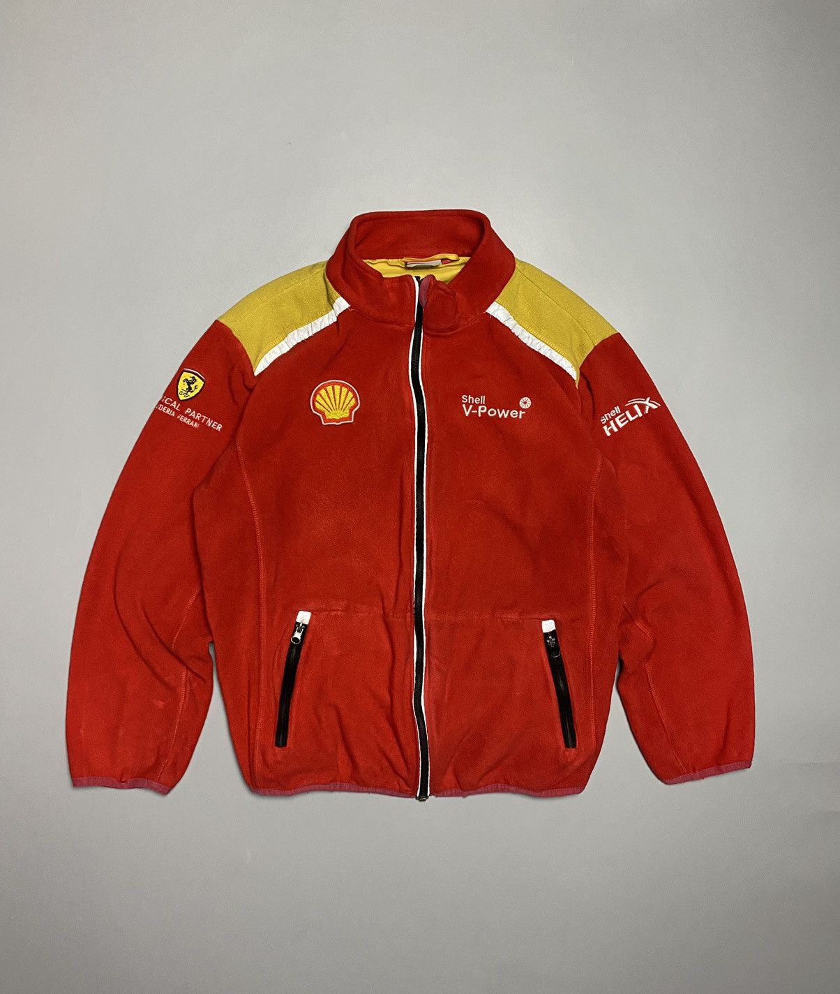 Ferrari × Racing × Vintage Ferrari Shell Formula 1 vintage zip up ...