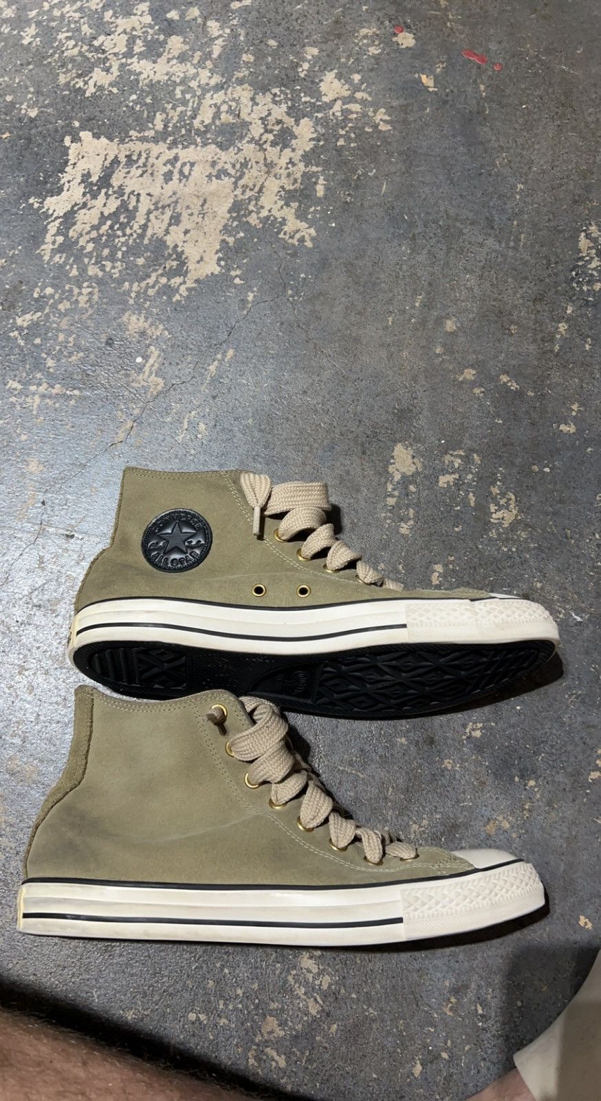 Vintage Custom Fat Lace Converse | Grailed