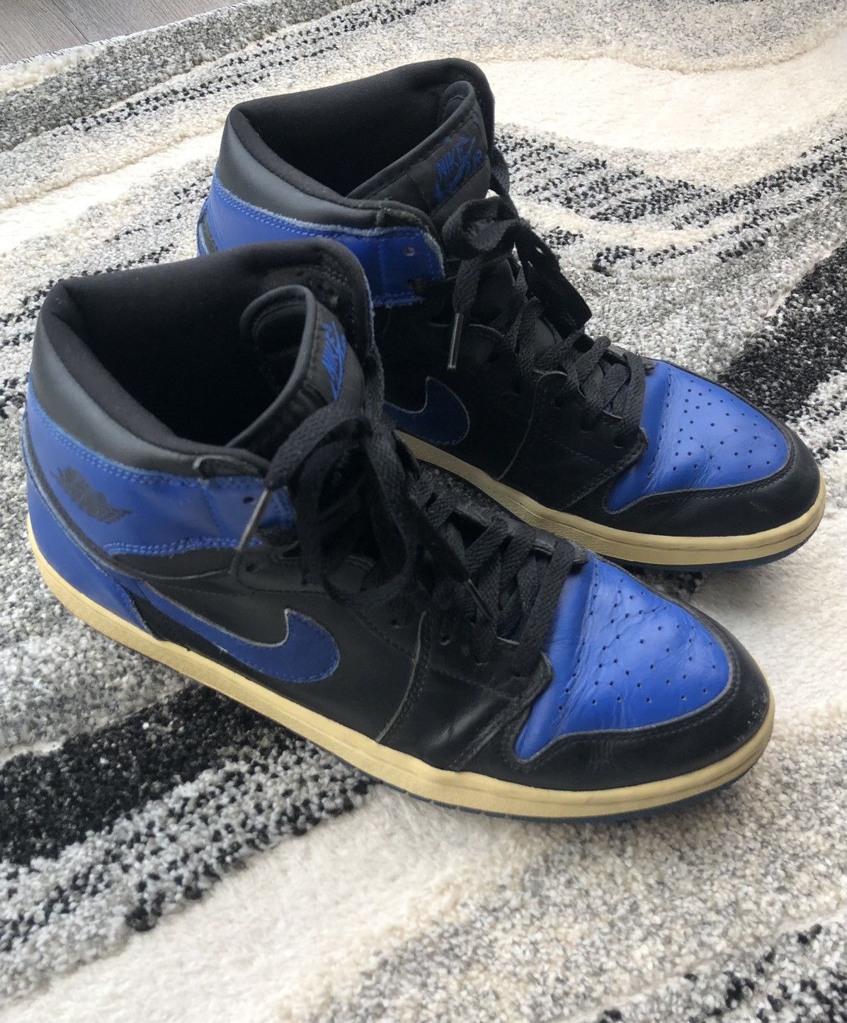 Nike Nike Air Jordan 1 Retro Royal 2001 Blue Black Retro | Grailed