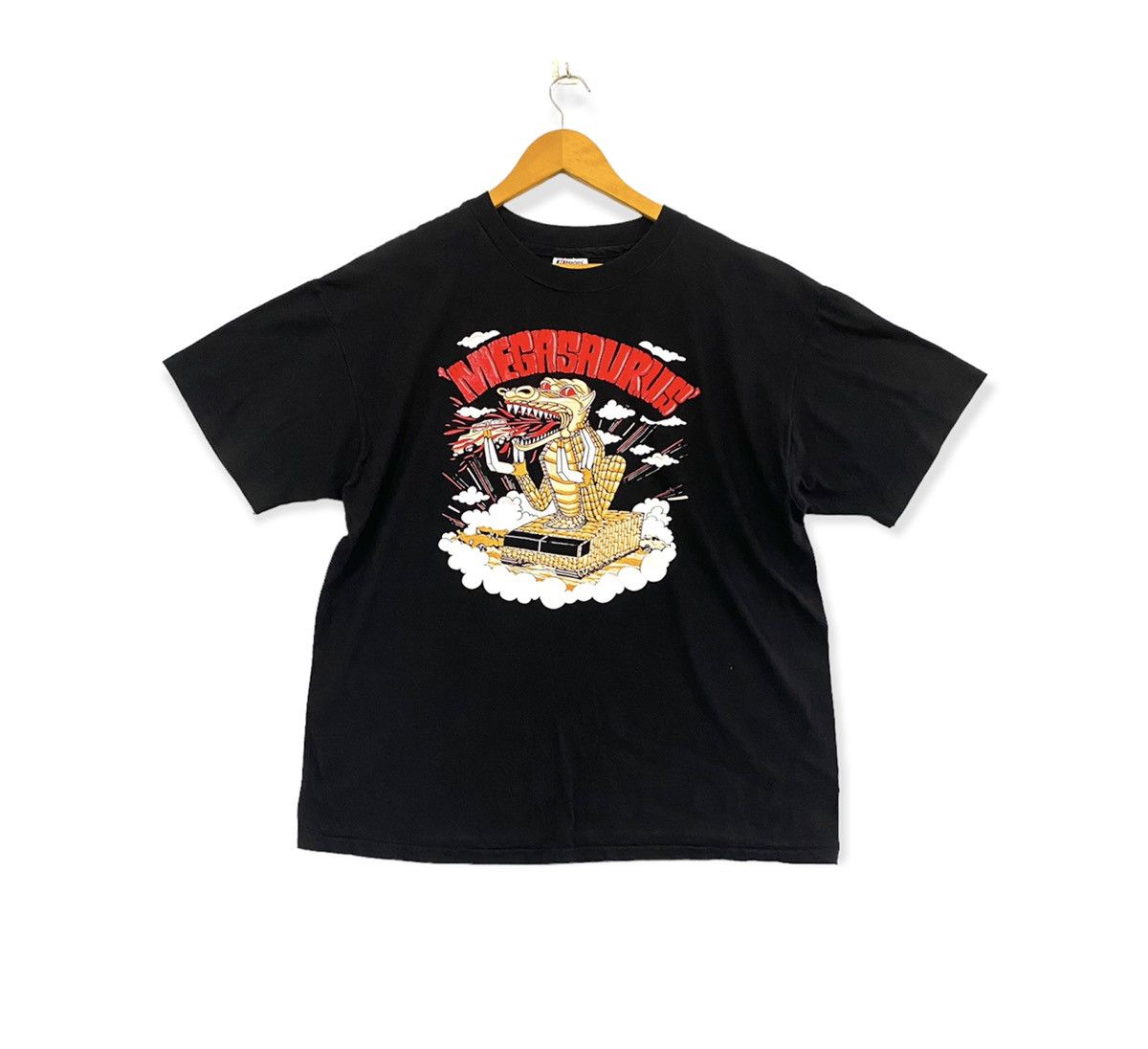 Vintage vintage 90s MEGASAURUS mecha robot godzilla promo t-shirts ...