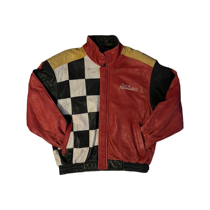 NASCAR Vintage 1993 Winston Cup Leather Jacket | Grailed