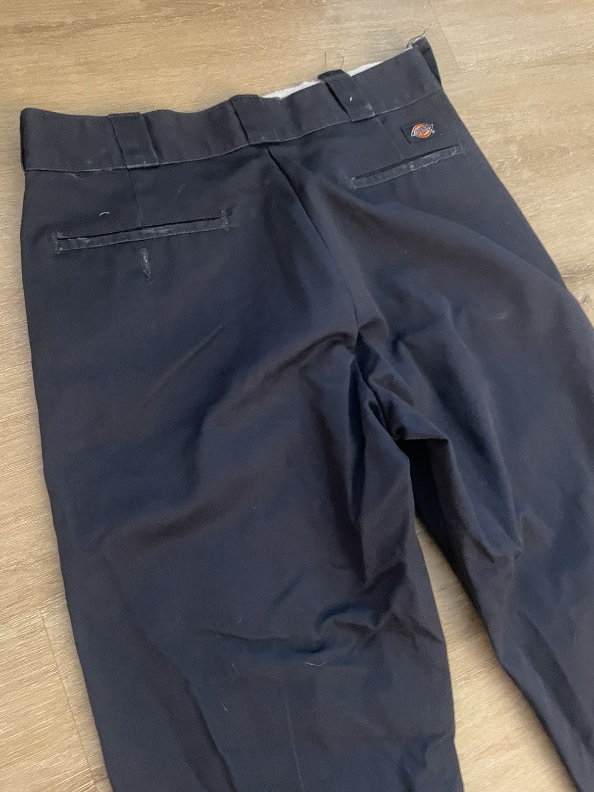 Dickies × Made In Usa × Vintage 874 Original Fit Dickies Navy Worn Skater Baggy Work Pants | Grailed