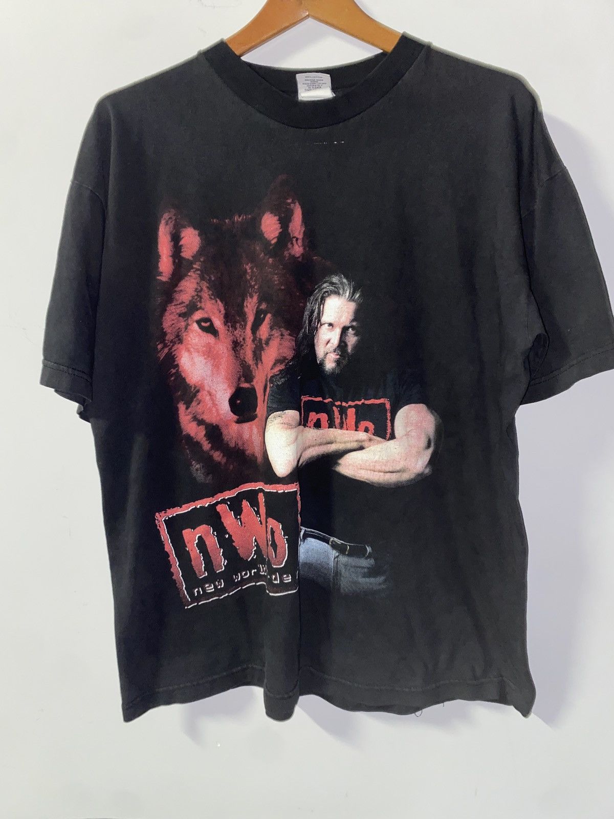 Wwf Kevin Nash NWO Wolfpack Tee | Grailed