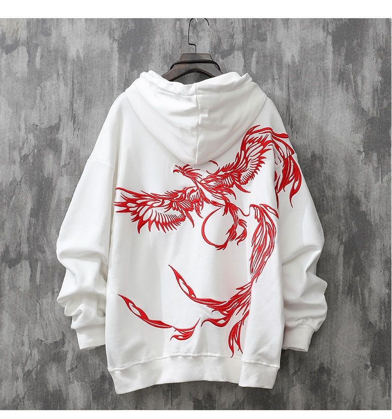 Streetwear Heavy Industry Phoenix Embroidery Hooded Sweater | Grailed