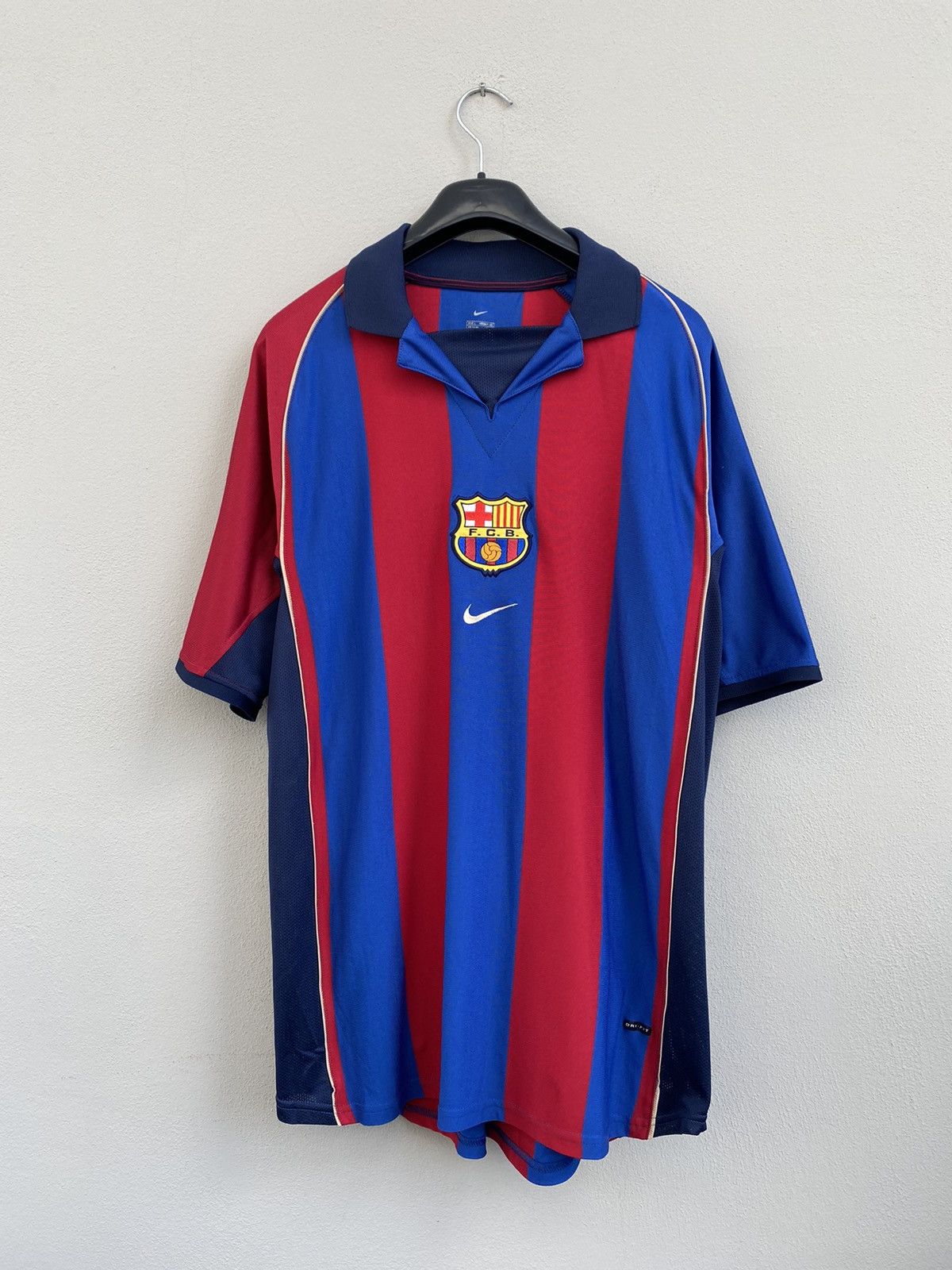 Nike × Vintage FC Barcelona FCB Barca Vintage Nike Authentic Soccer ...