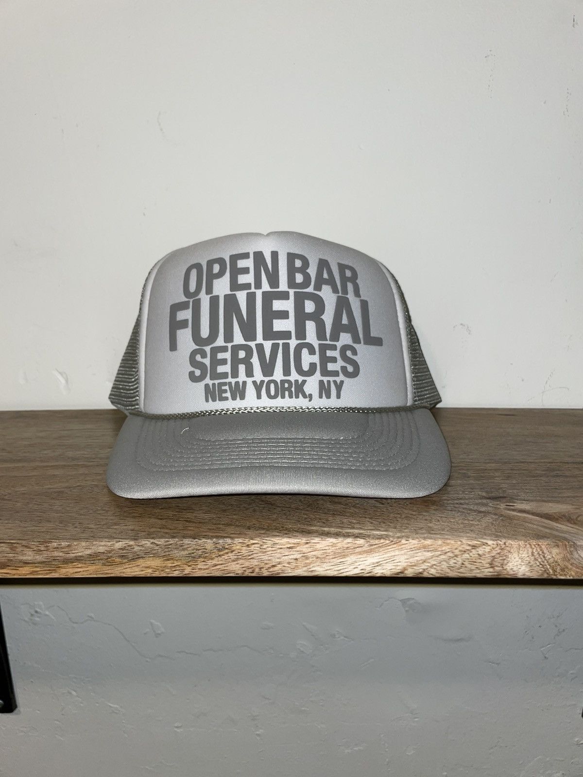 Trucker Hat Open Bar Funeral Trucker Hat | Grailed