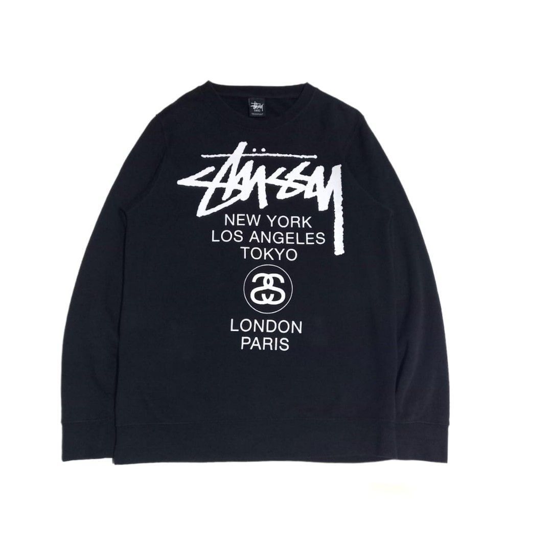 Stussy Vintage Stussy World Tour Crewneck Made in USA | Grailed
