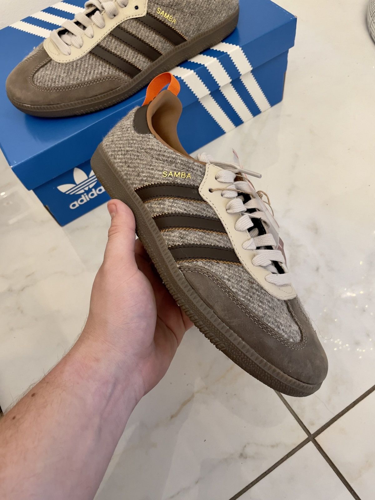 Adidas adidas Samba Fox Tweed Simple Brown | Grailed