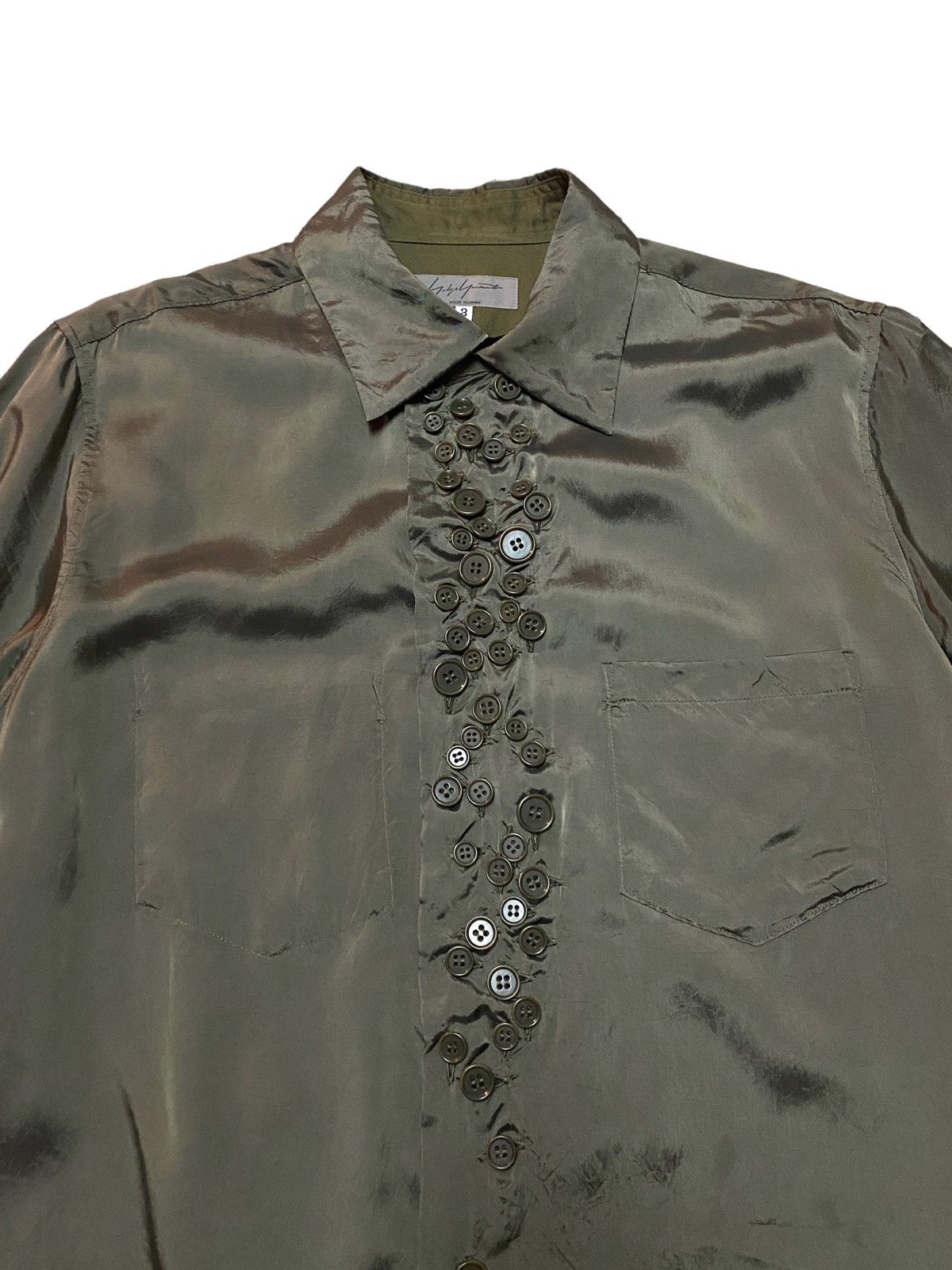 Yohji Yamamoto LAST DROP ☄️ S/S 2010 Many Buttons Shirt | Grailed