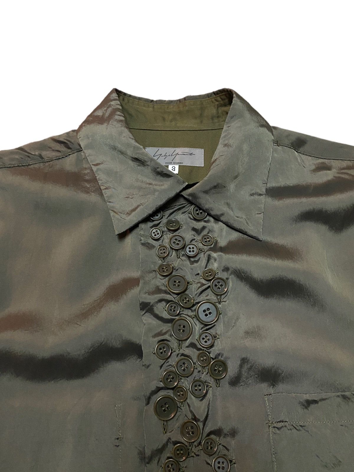 Yohji Yamamoto LAST DROP ☄️ S/S 2010 Many Buttons Shirt | Grailed