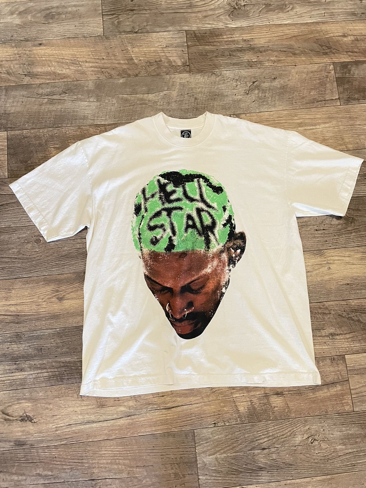 Japanese Brand Hellstar Dennis Rodman Green Shirt | Grailed
