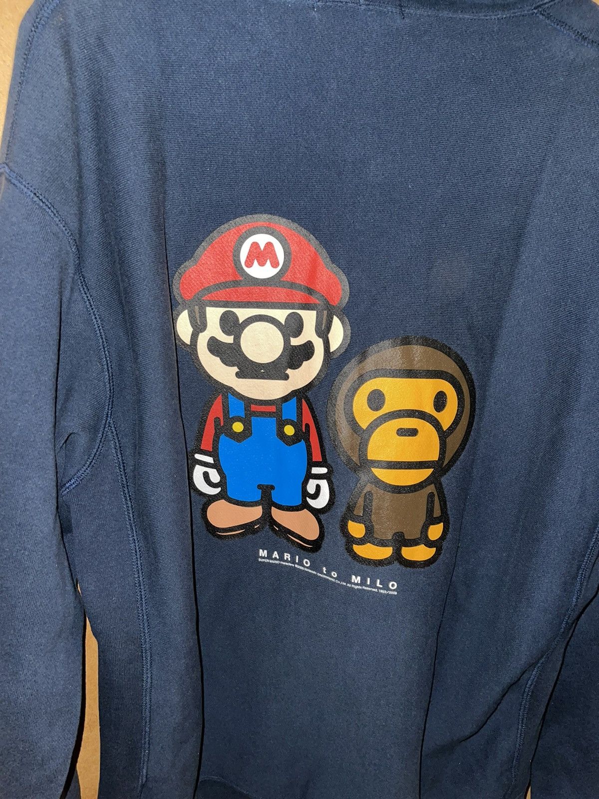Bape × Nintendo Bape Mario full zip hoodie | Grailed