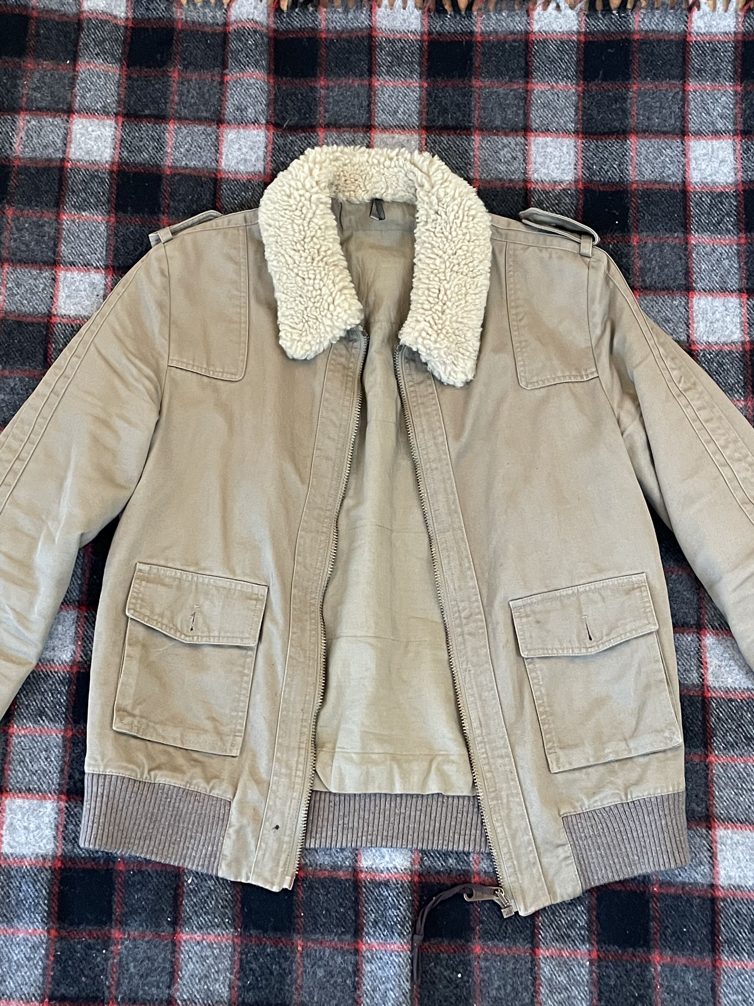 Dior Dior AW05 Shearling Aviator Jacket | Grailed