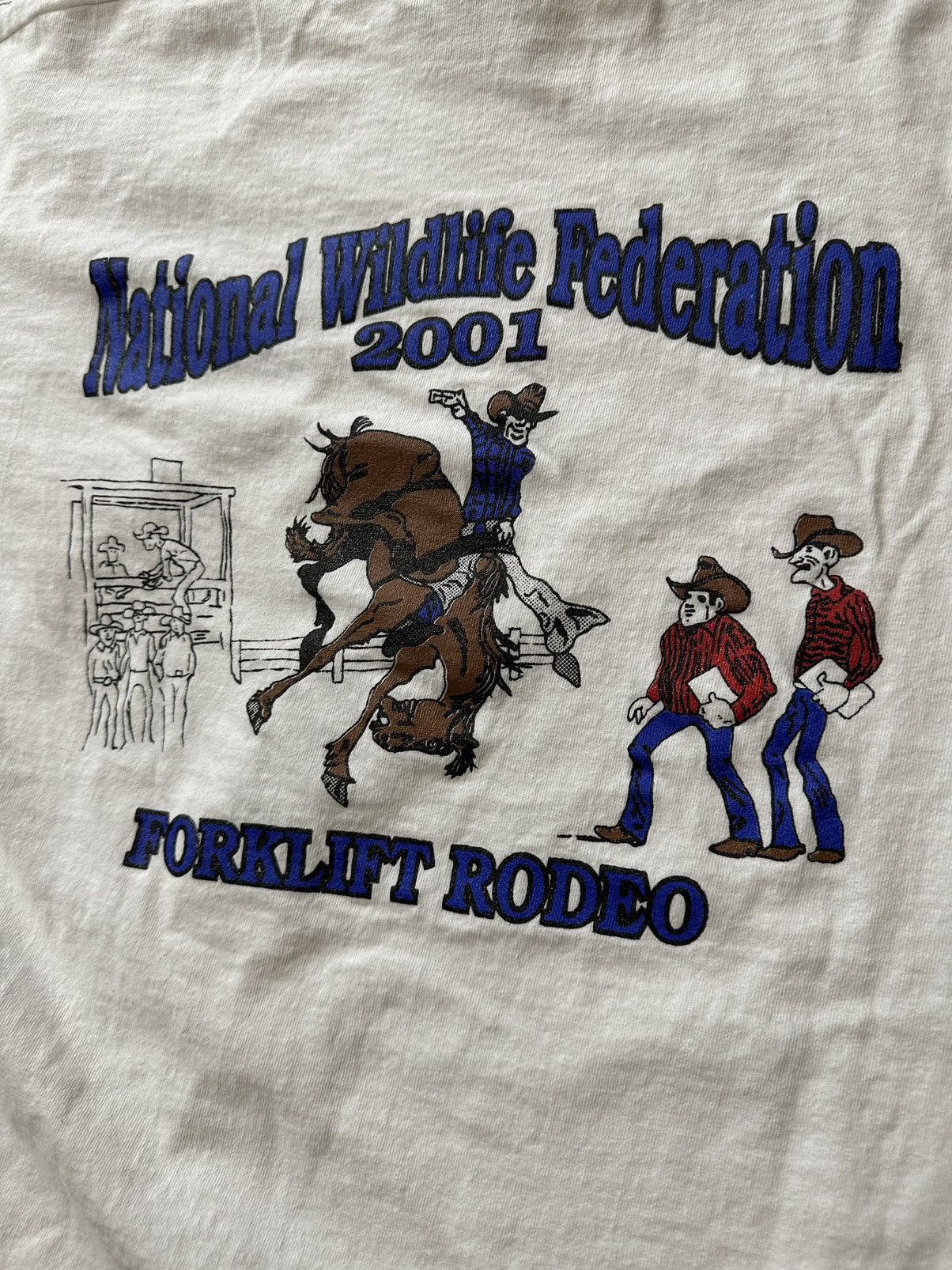 Streetwear × Vintage 🏇2001 Forklift Rodeo National Wildlife Federation ...
