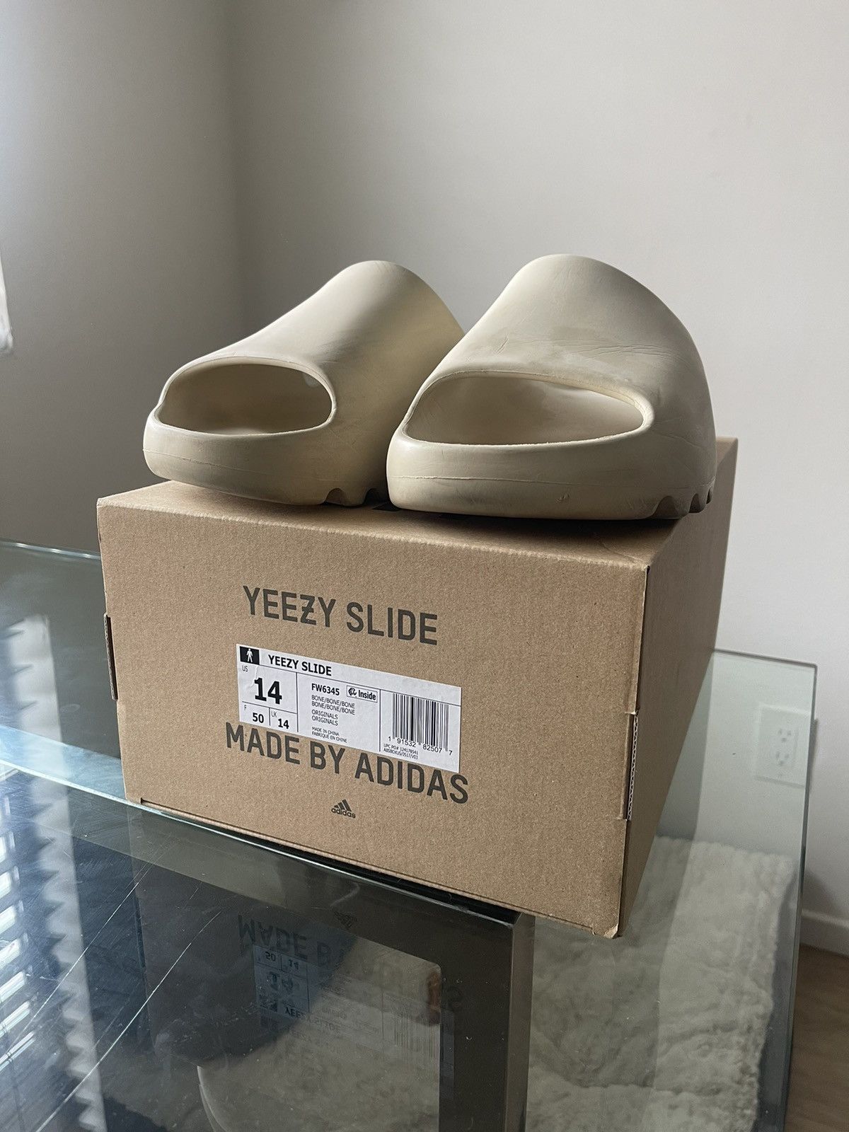 Adidas × Kanye West Yeezy yzy slides | Grailed