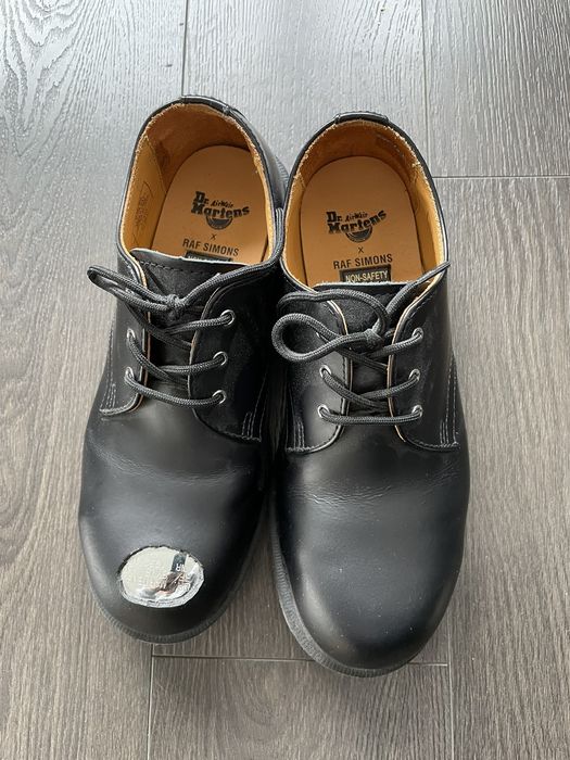 Raf Simons Raf Simons Dr. Martens steel toe derby | Grailed