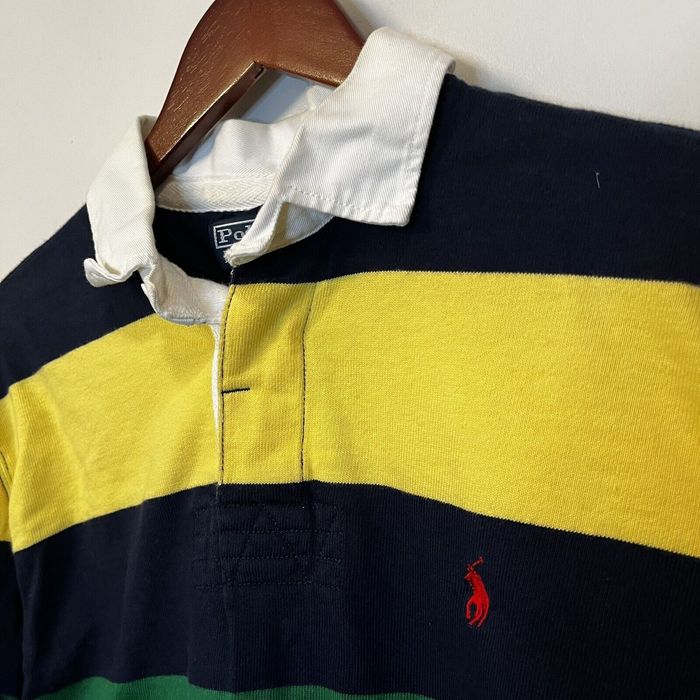 Polo Ralph Lauren 90s Polo Ralph Lauren Rainbow Striped Iconic Rugby Shirt | Grailed