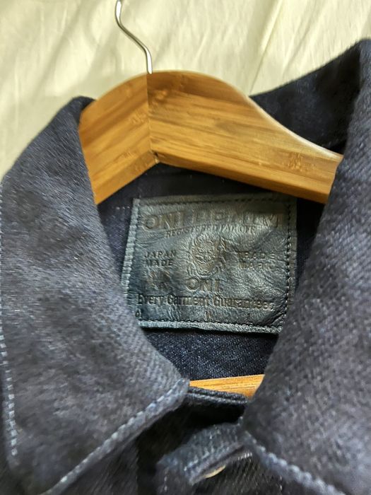 Oni Oni x Denimio 20oz secret denim double indigo type 2 jacket | Grailed