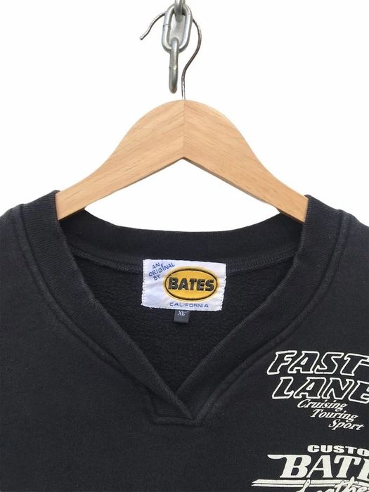 Vintage Vintage Bates Custom Leather Motorcycle Sweatshirt | Grailed