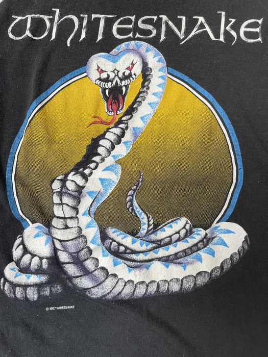 Vintage 1987 Vintage Whitesnake Raglan Tour Shirt | Grailed