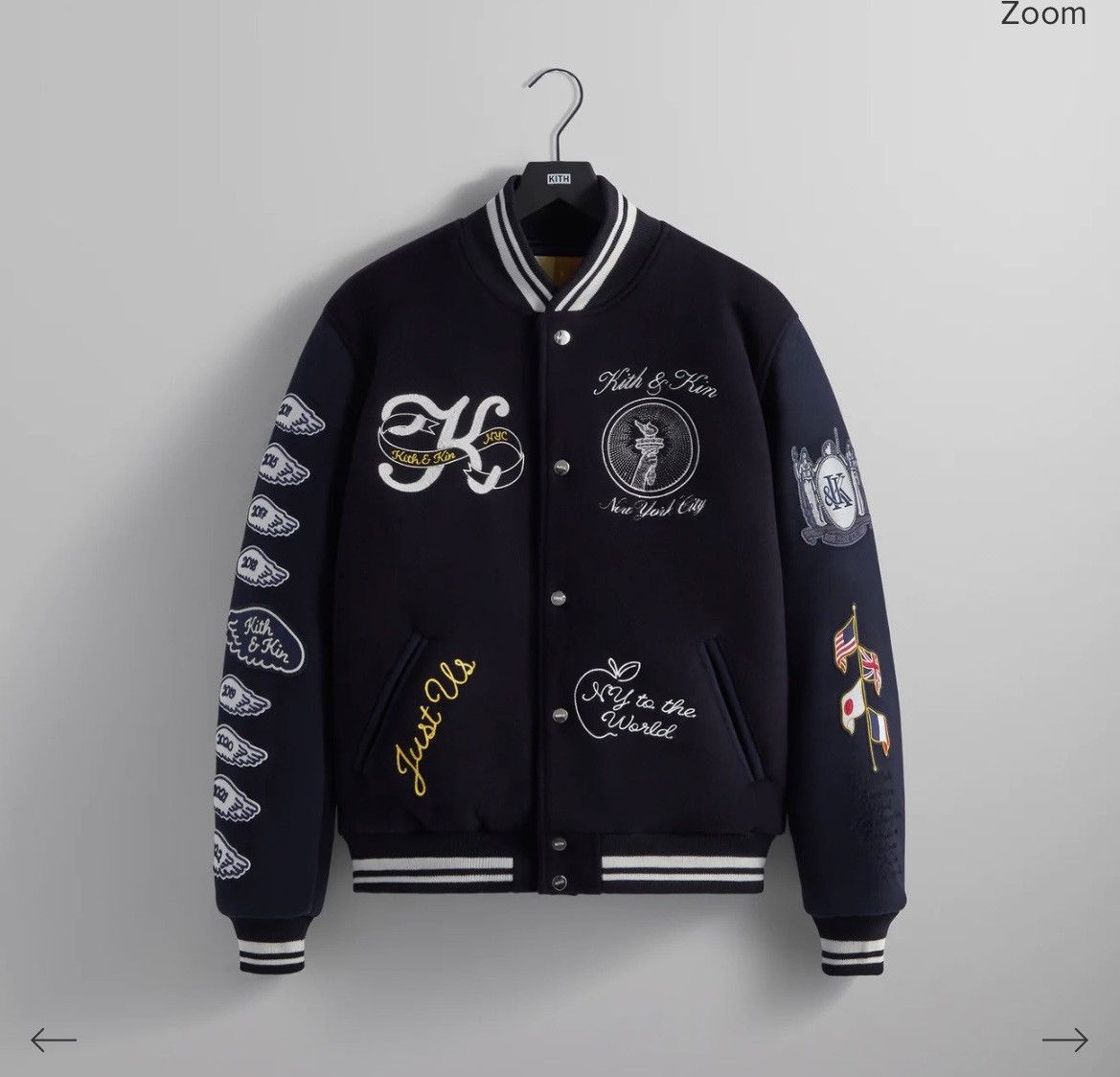 Kith Kith x Kin Varsity Jacket | Grailed