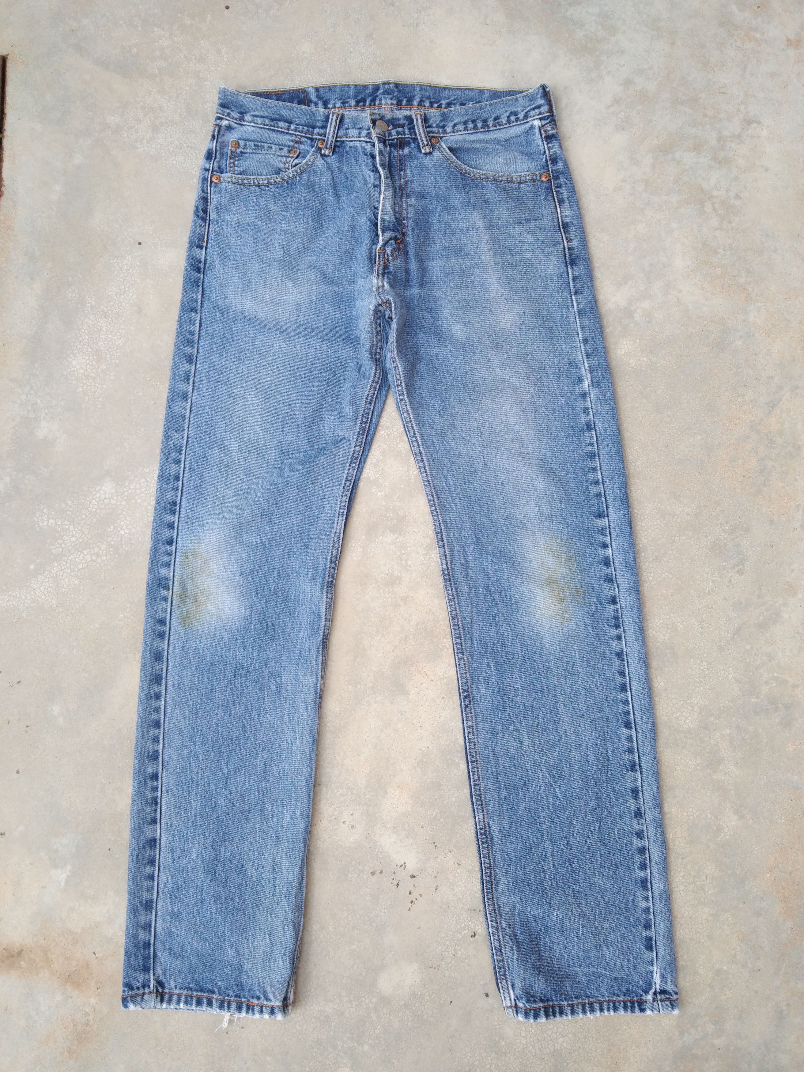 Vintage Vintage Levi's Jeans 505 Light Wash Denim 33x33.5 | Grailed