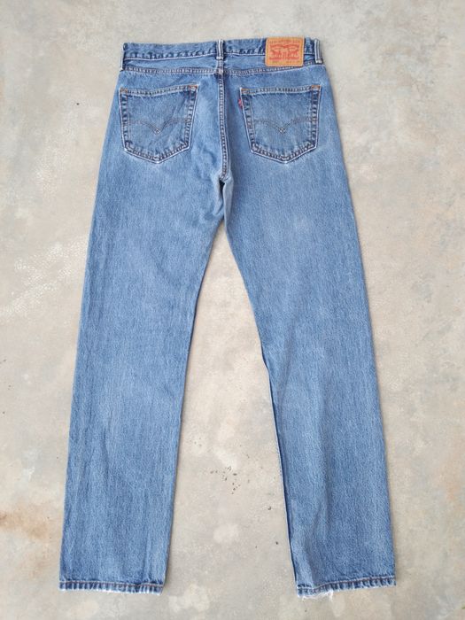 Vintage Vintage Levi's Jeans 505 Light Wash Denim 33x33.5 | Grailed
