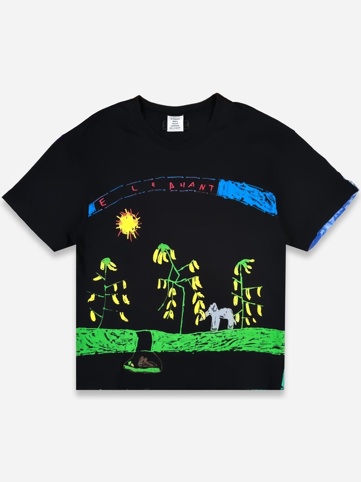 Vetements Vetements Hand Painted “Elephant” Tee | Grailed