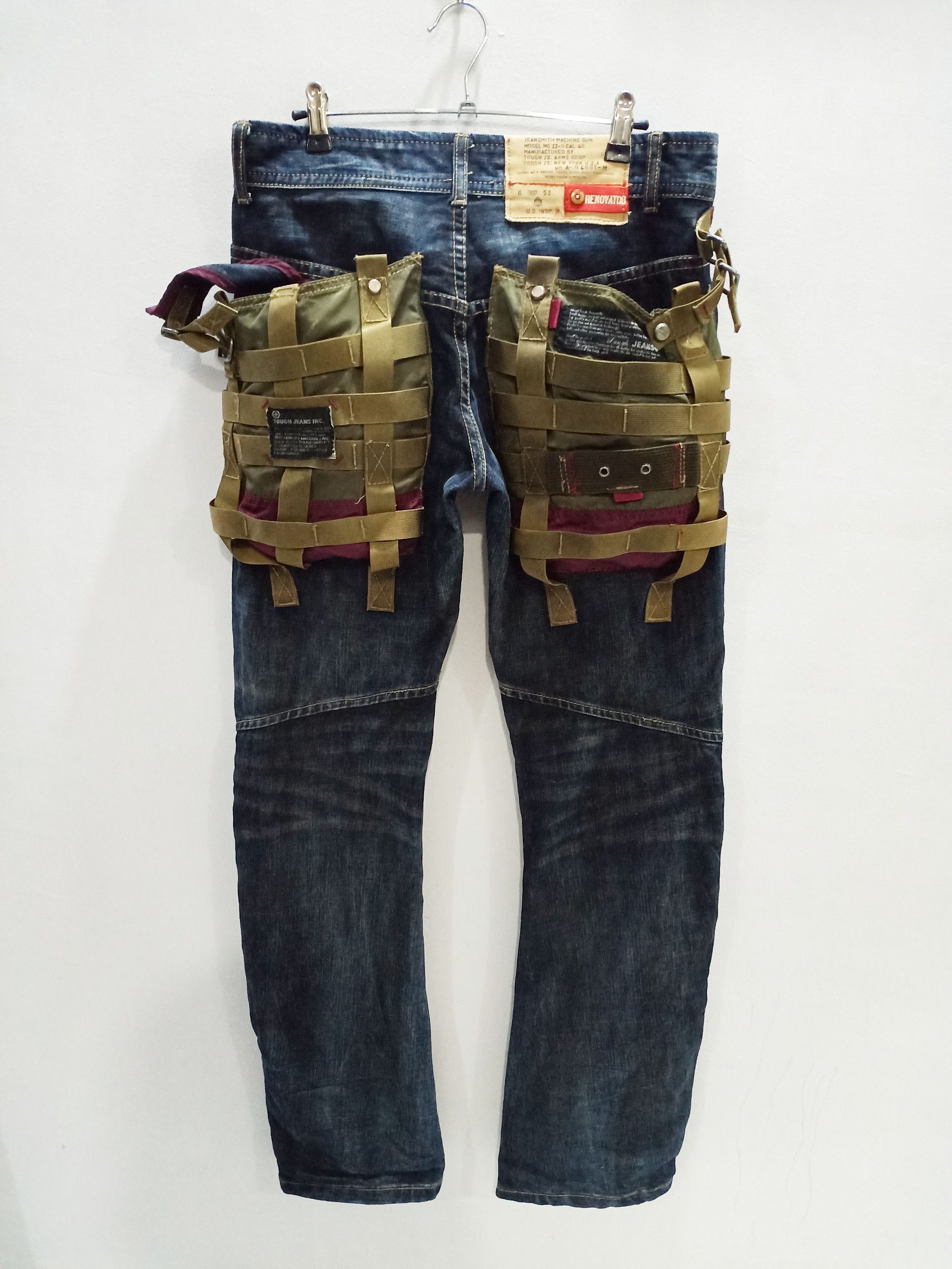 Japanese Brand × Military × Rare Rare Tough Jeansmith Machine Gun Jeans ...