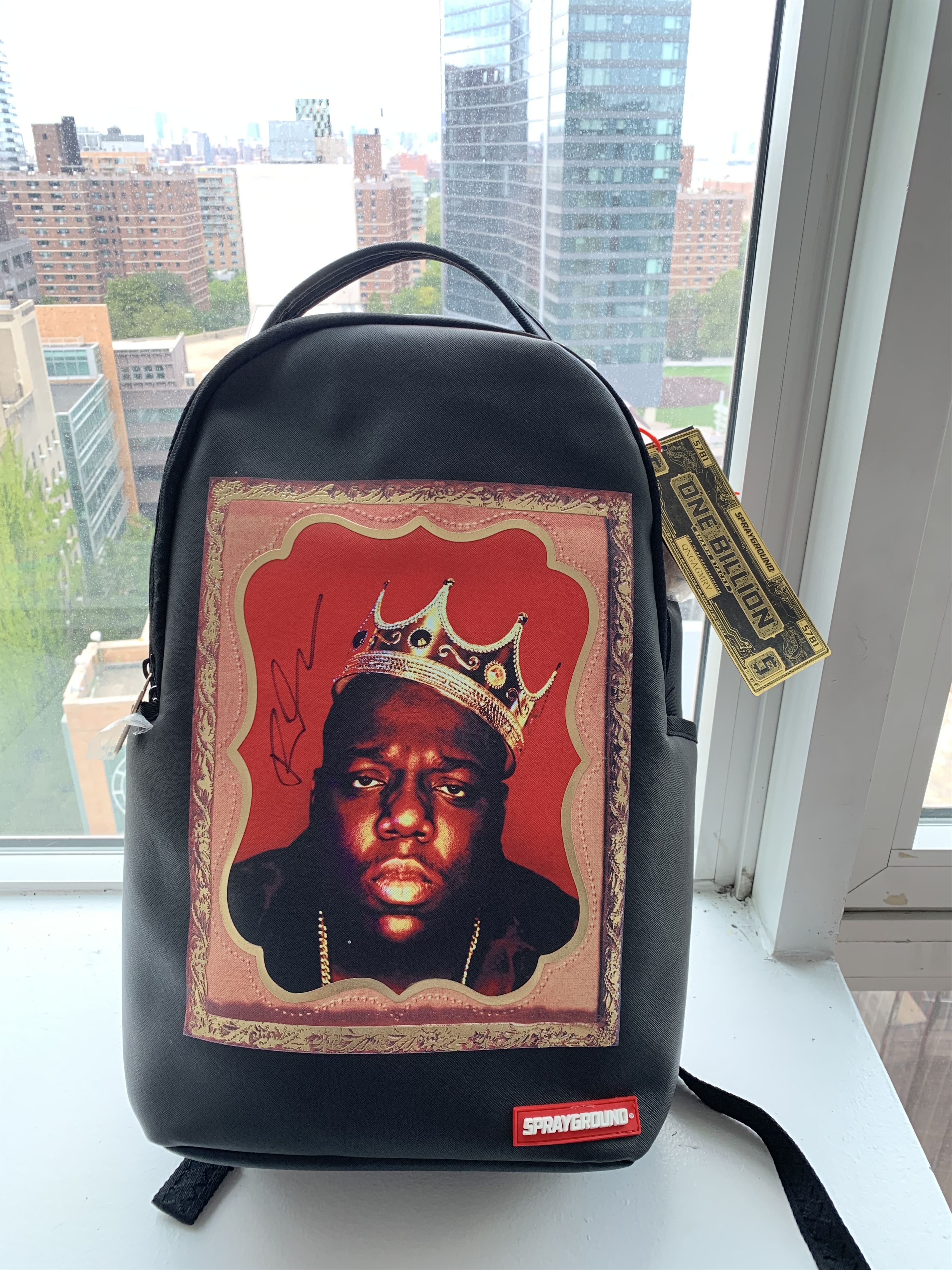 Sprayground SIGNED by Barron Claiborne - Biggie Sprayground backpack ...