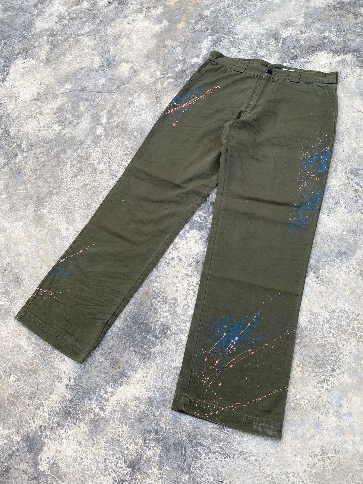 Designer Balance Wear Design Paint Splash Pant | Grailed