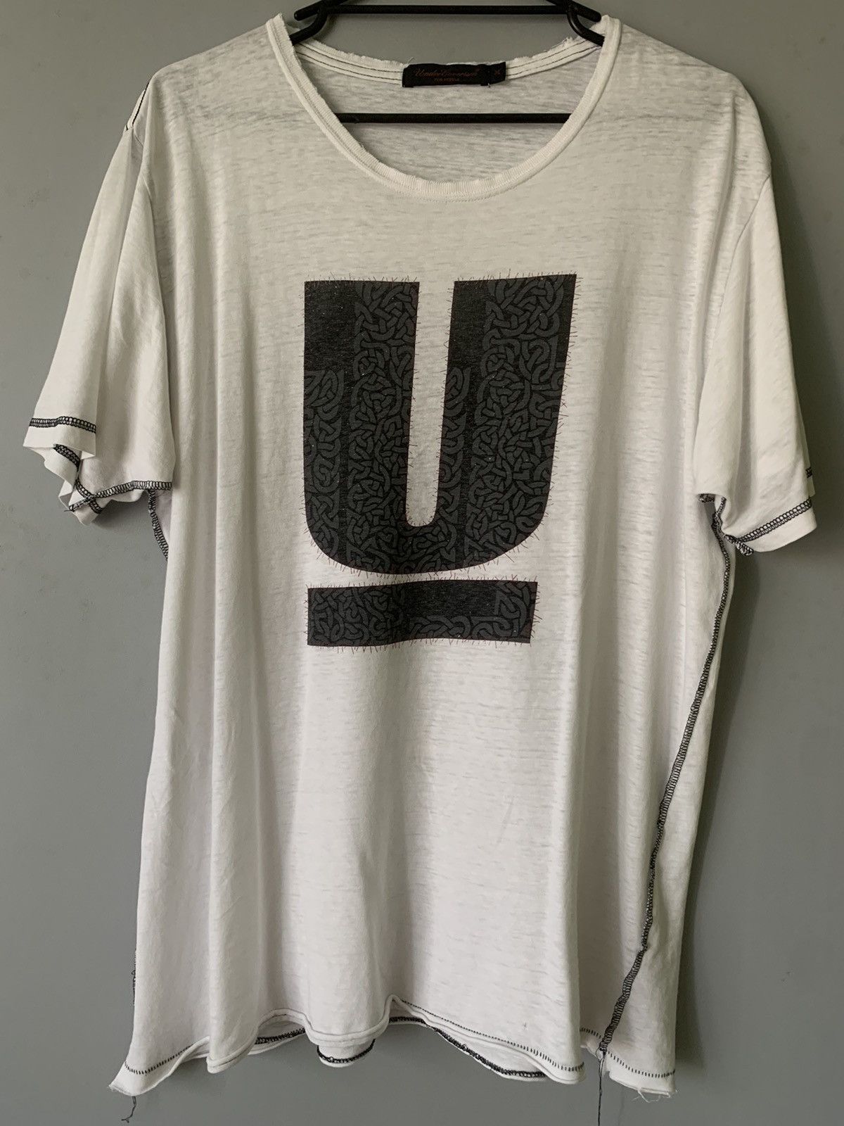Undercover Undercover SS03 “SCAB” Inside-out Tee | Grailed