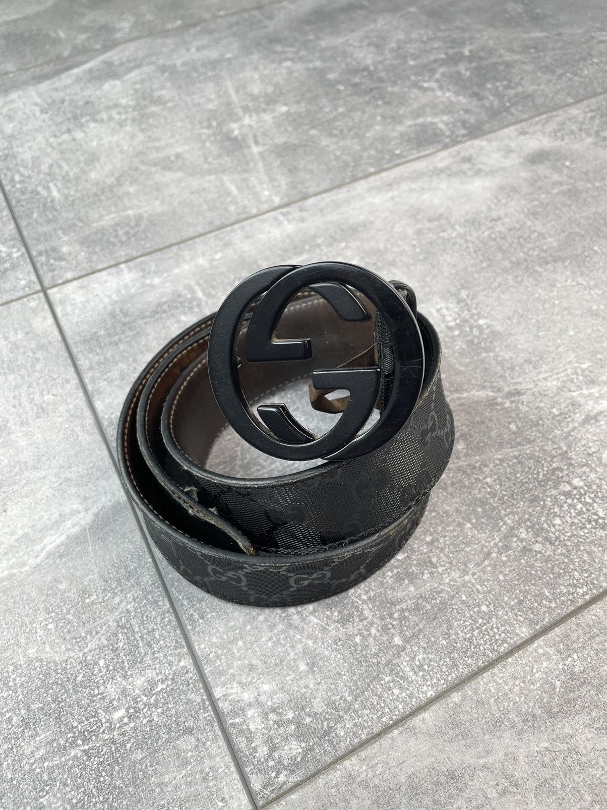 Gucci Gucci GG Monogram Belt Black | Grailed