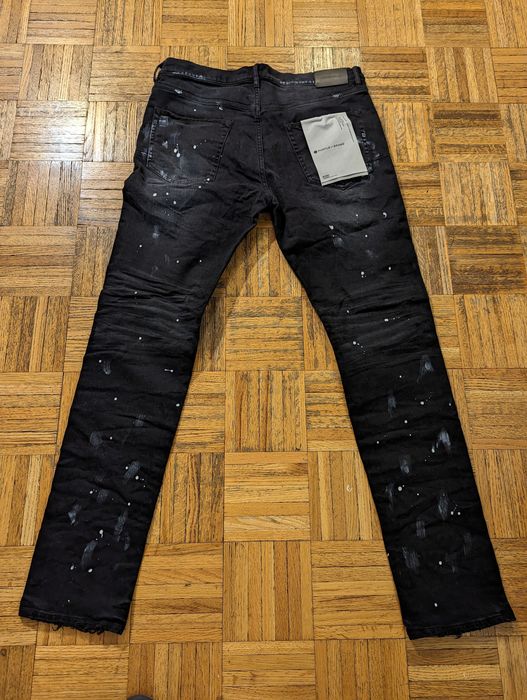 Purple P001 Black Resin jeans, new with tags | Grailed