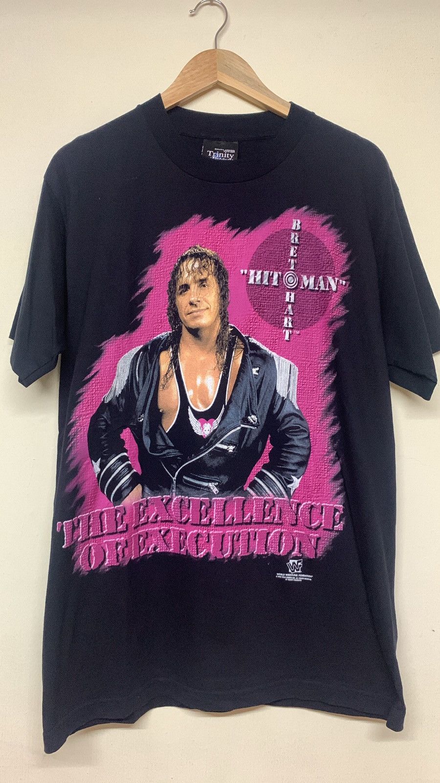 Vintage × Wcw/Nwo × Wwf Vintage 90s bret hart hitman wwf | Grailed