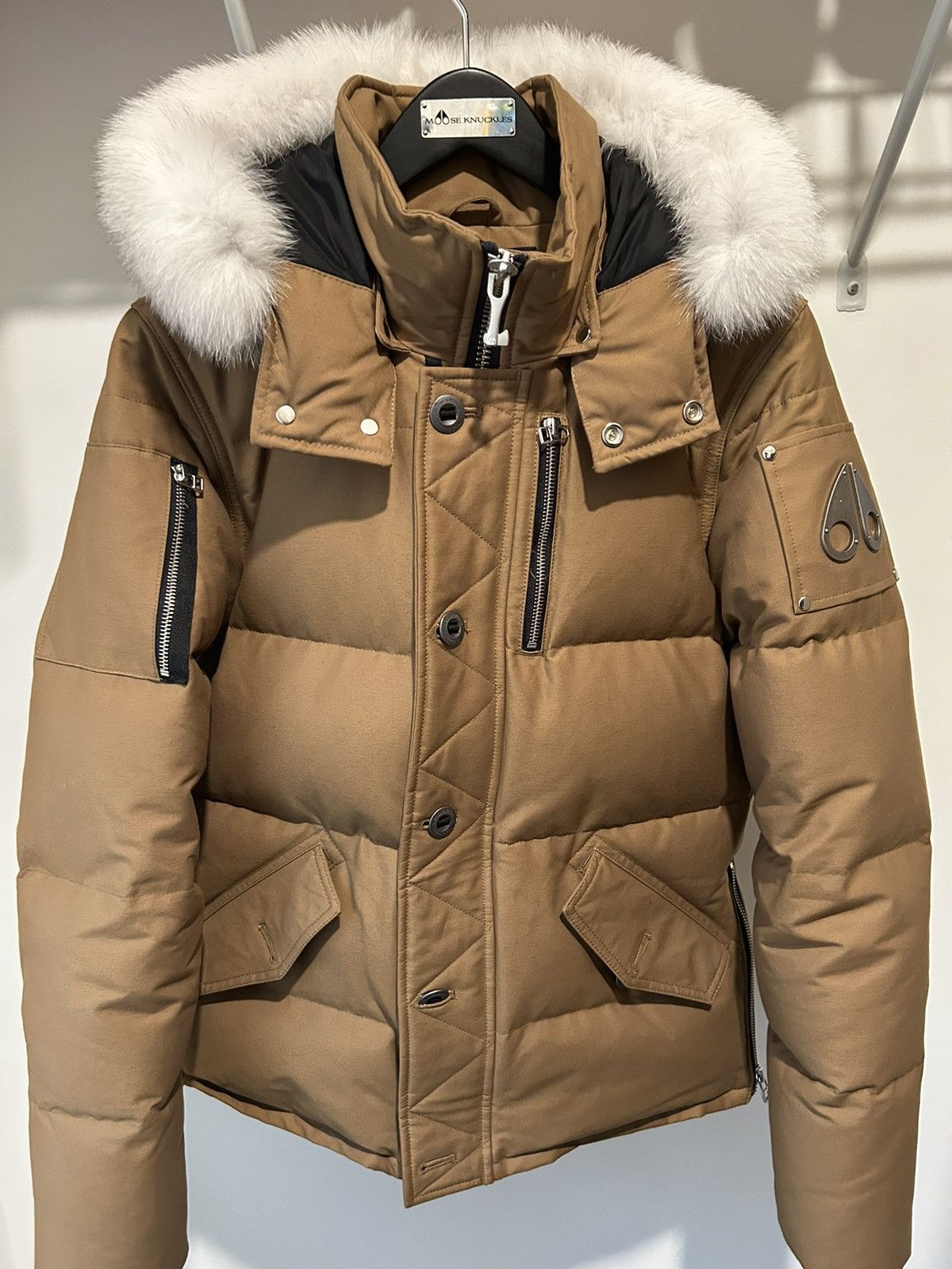 Moose Knuckles Moose Knuckle Q3 Waxie Brown Zip Up coat | Grailed