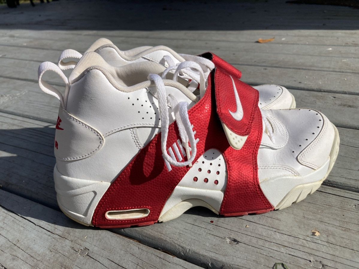 Nike Nike Air Max Veer Shoes White University Red Great Condition | Grailed