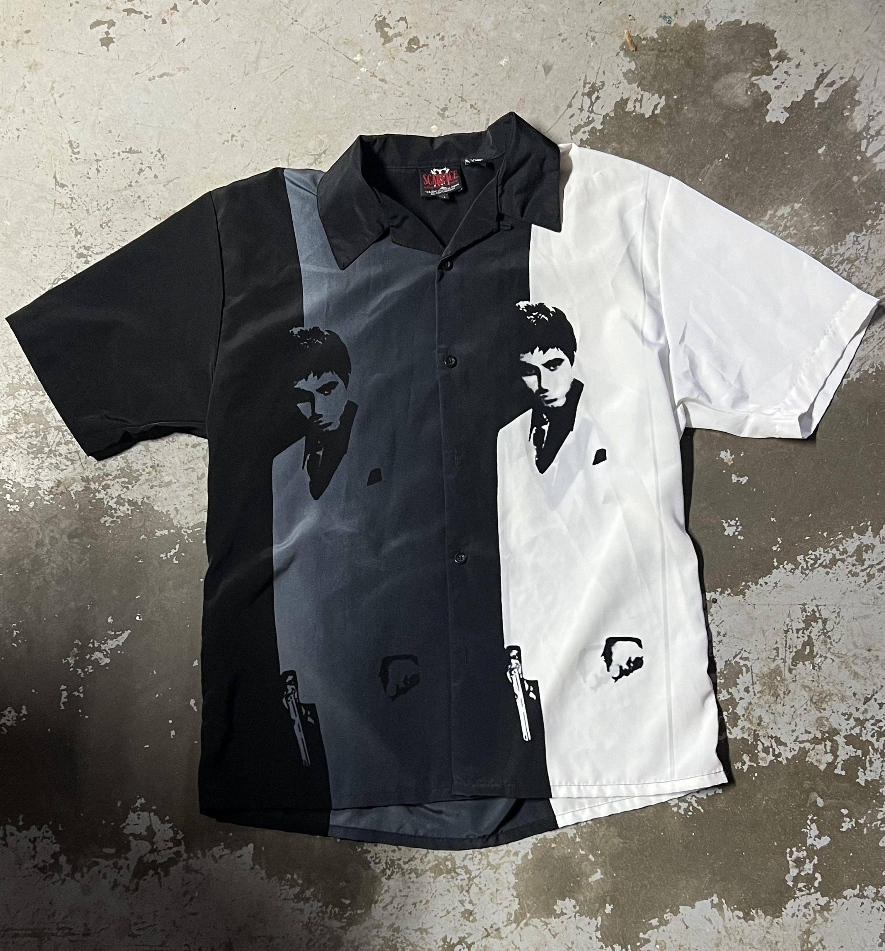 Streetwear Rare Scarface button up | Grailed