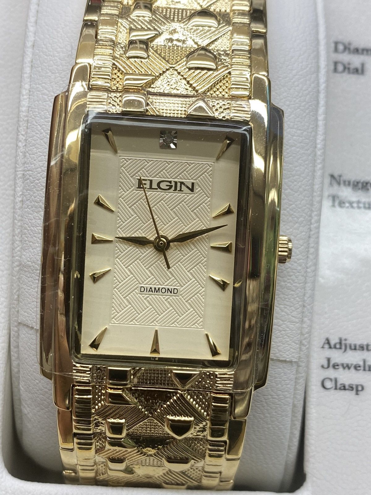 Elgin National Watch Company Elgin Bracelet Watch for Unisex Size Watch ...