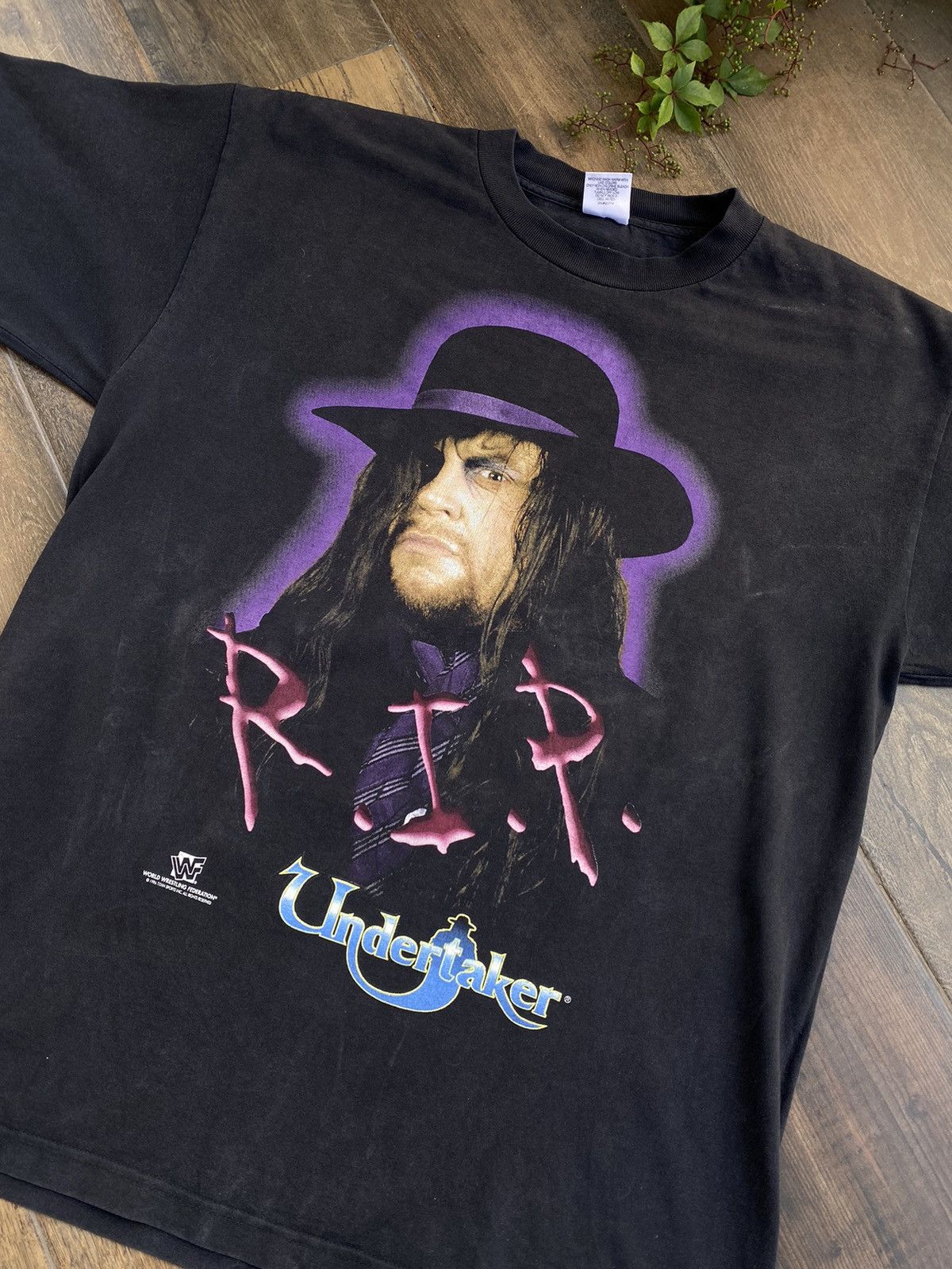 Vintage × WWE × WWF 1996 The Undertaker RIP Wrestling Tee Shirt | Grailed