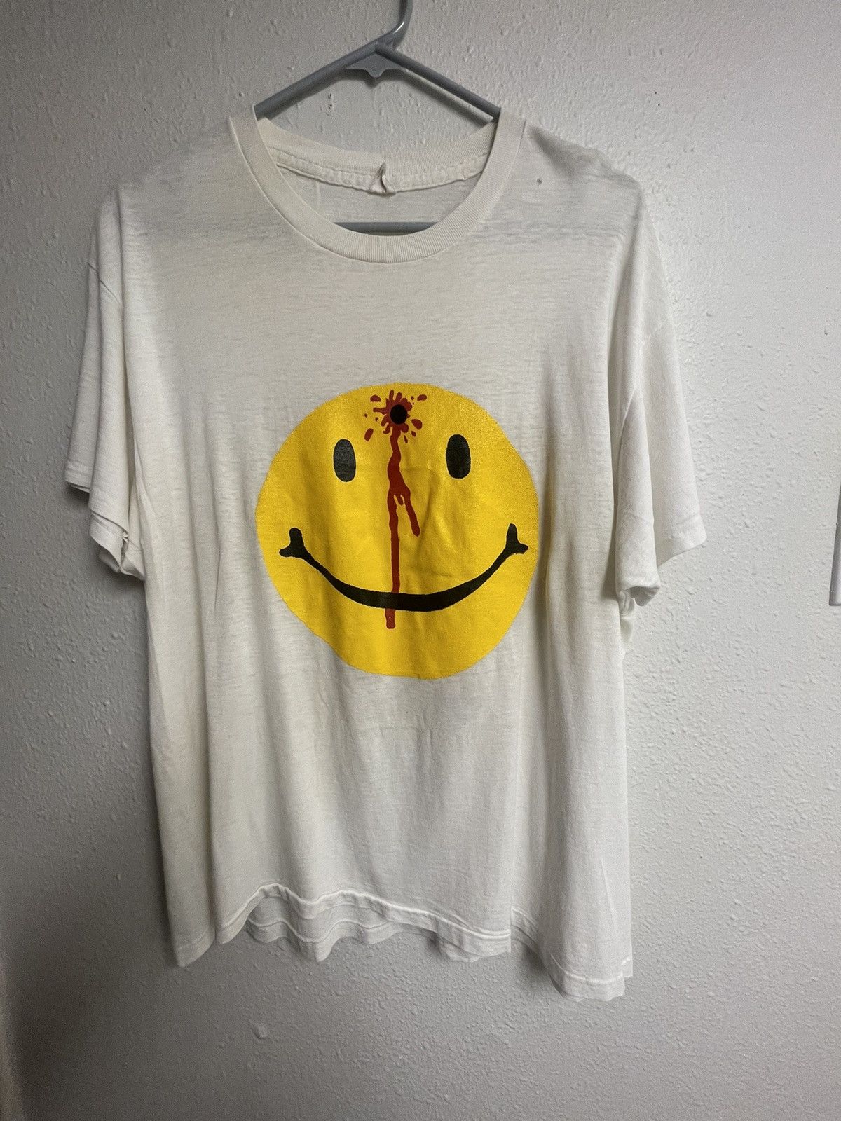 Vintage Vintage 70s suicide smiley face tee. | Grailed